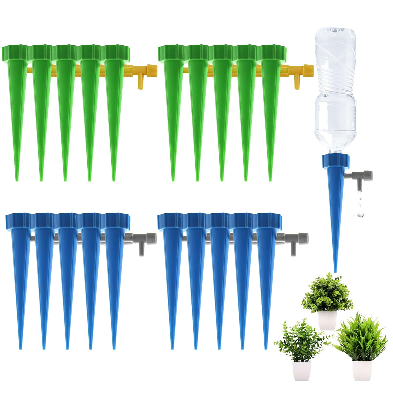 Self Watering Spikes for HMF23 Plant, 20PCS Self Watering Planter ...