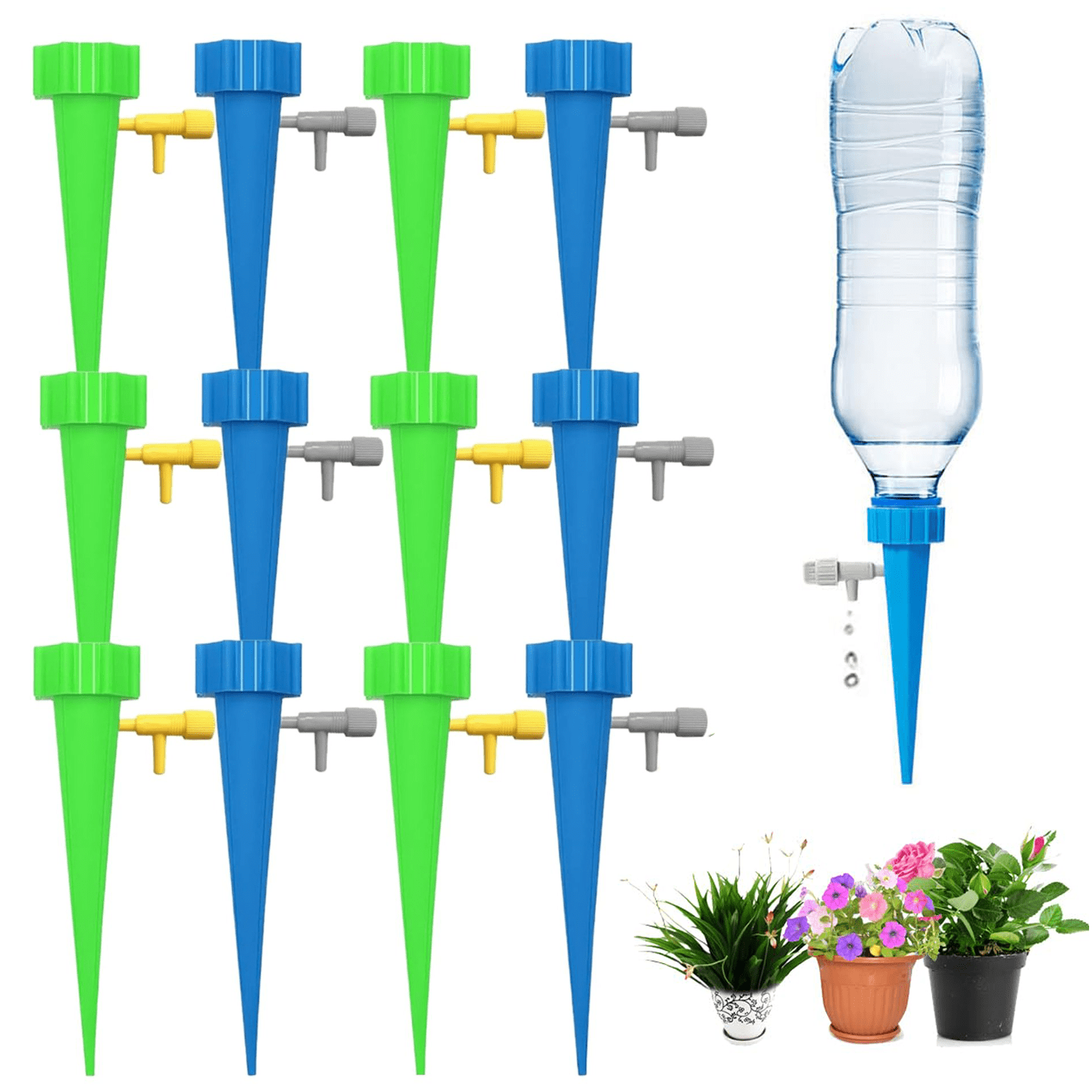 Self Watering Spikes for Plant,Vacation Automatic Plant Waterer,Insert ...