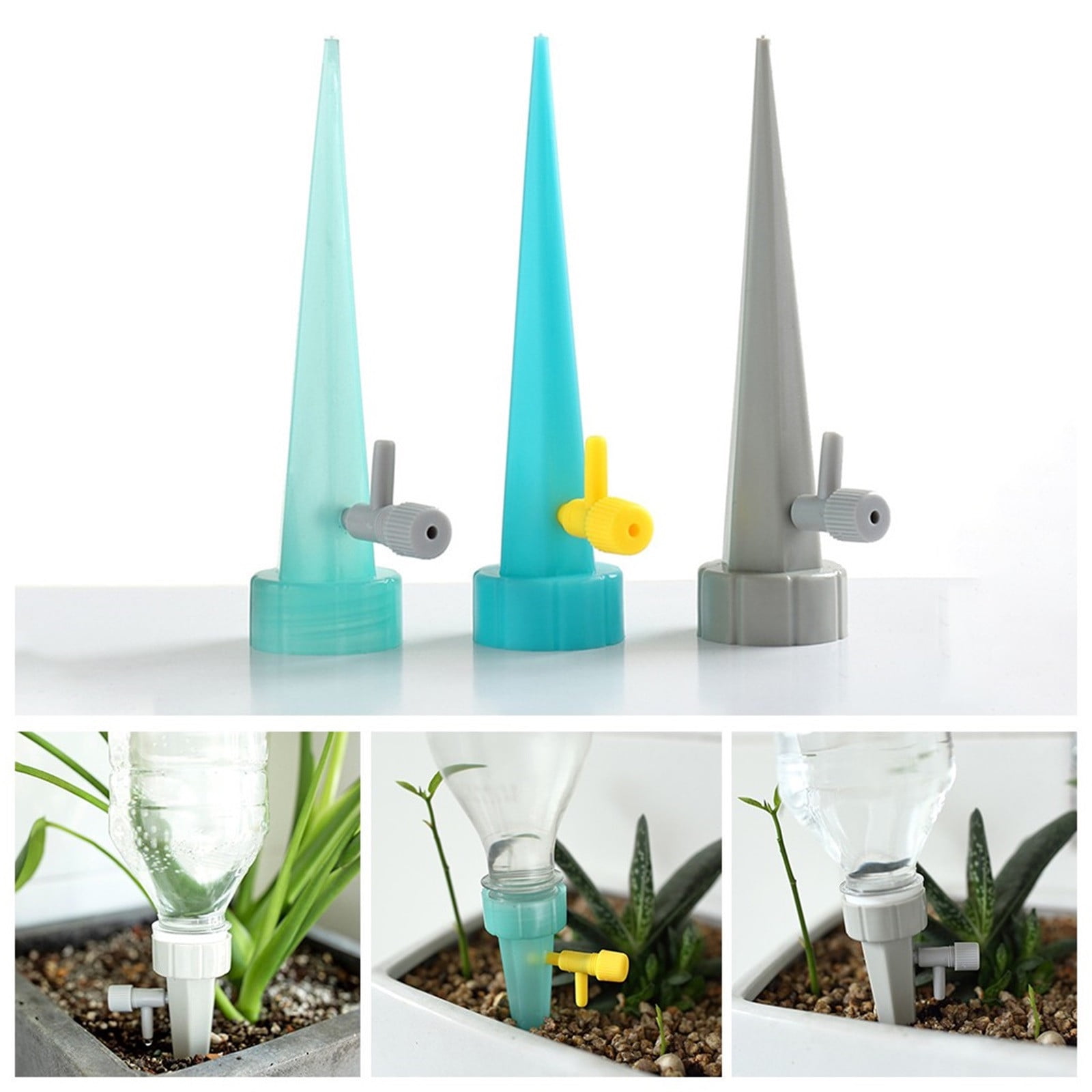 Self Watering Spikes for Plants – Adjustable Automatic Drip Irrigation ...