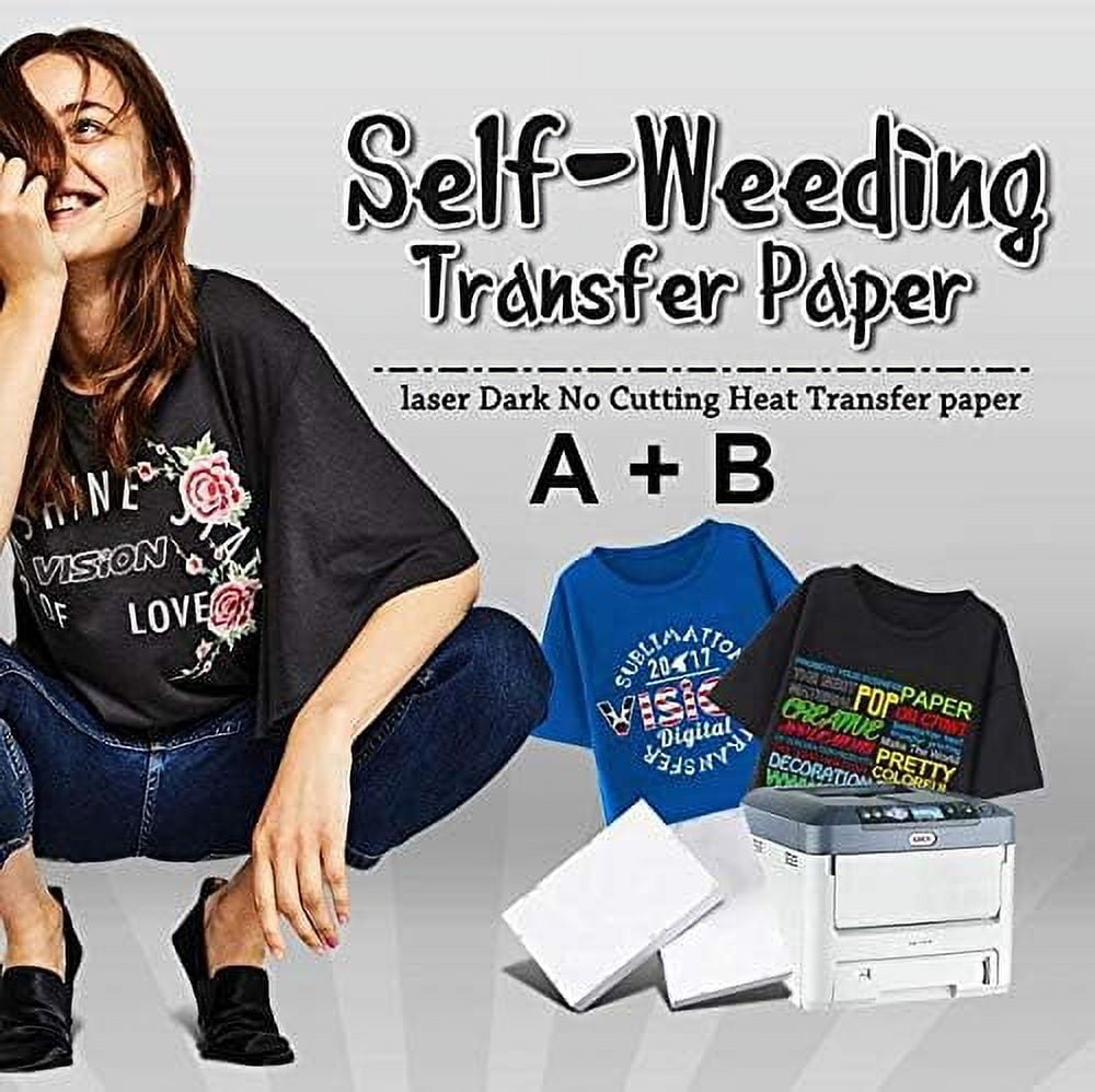Self-Weeding Laser Heat Transfer Paper Forever Laser Light No-Cut ...