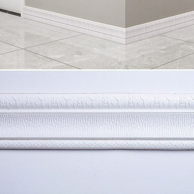 Self Adhesion Skirting Board Decoration Wall Sticker 3d Foam Wall