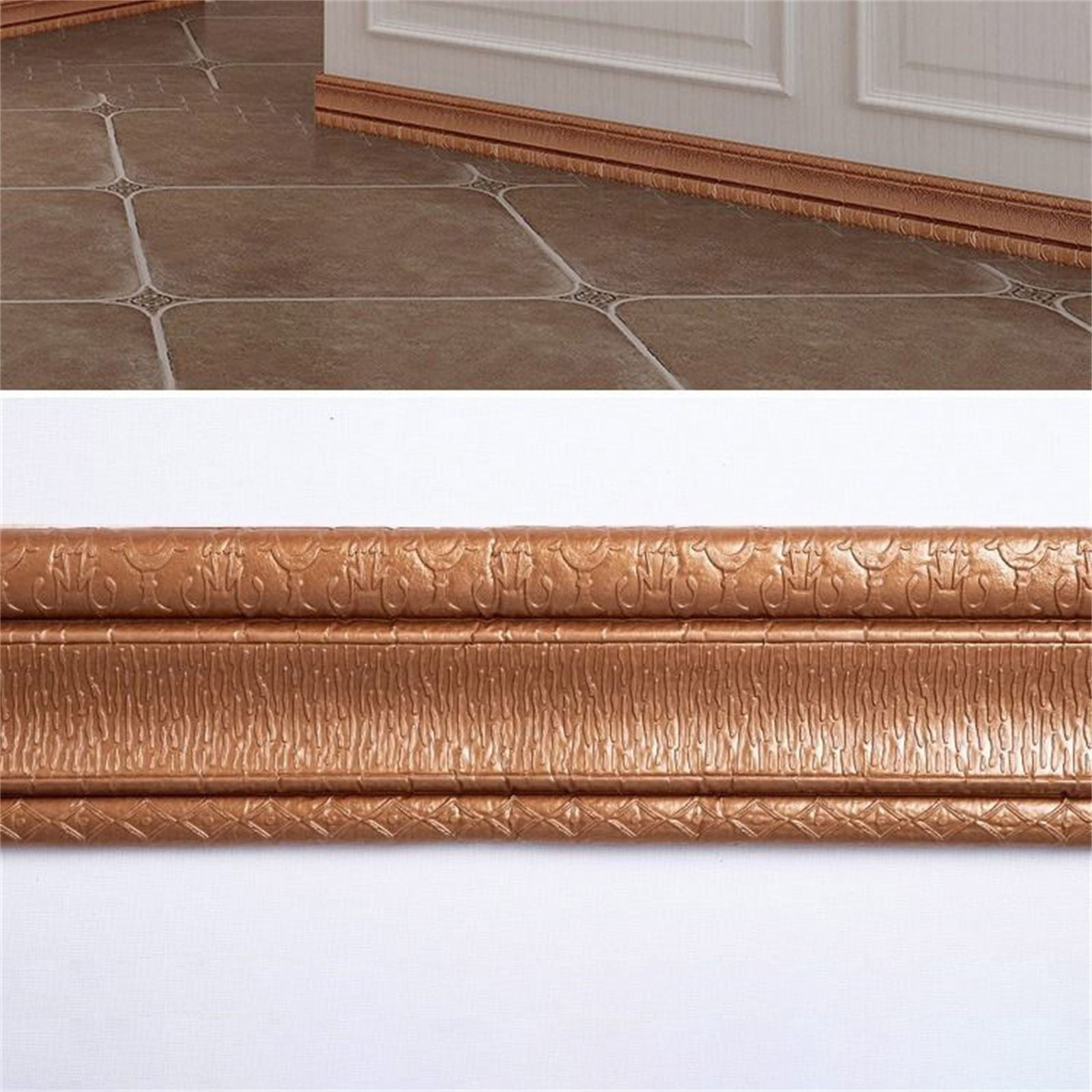 Self-adhesion Skirting Board Decoration Wall Sticker 3D Foam Wall ...