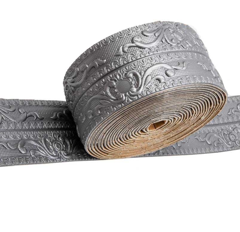 Self-adhesive 3D foam wallpaper border, 3D embossed wall covering line ...