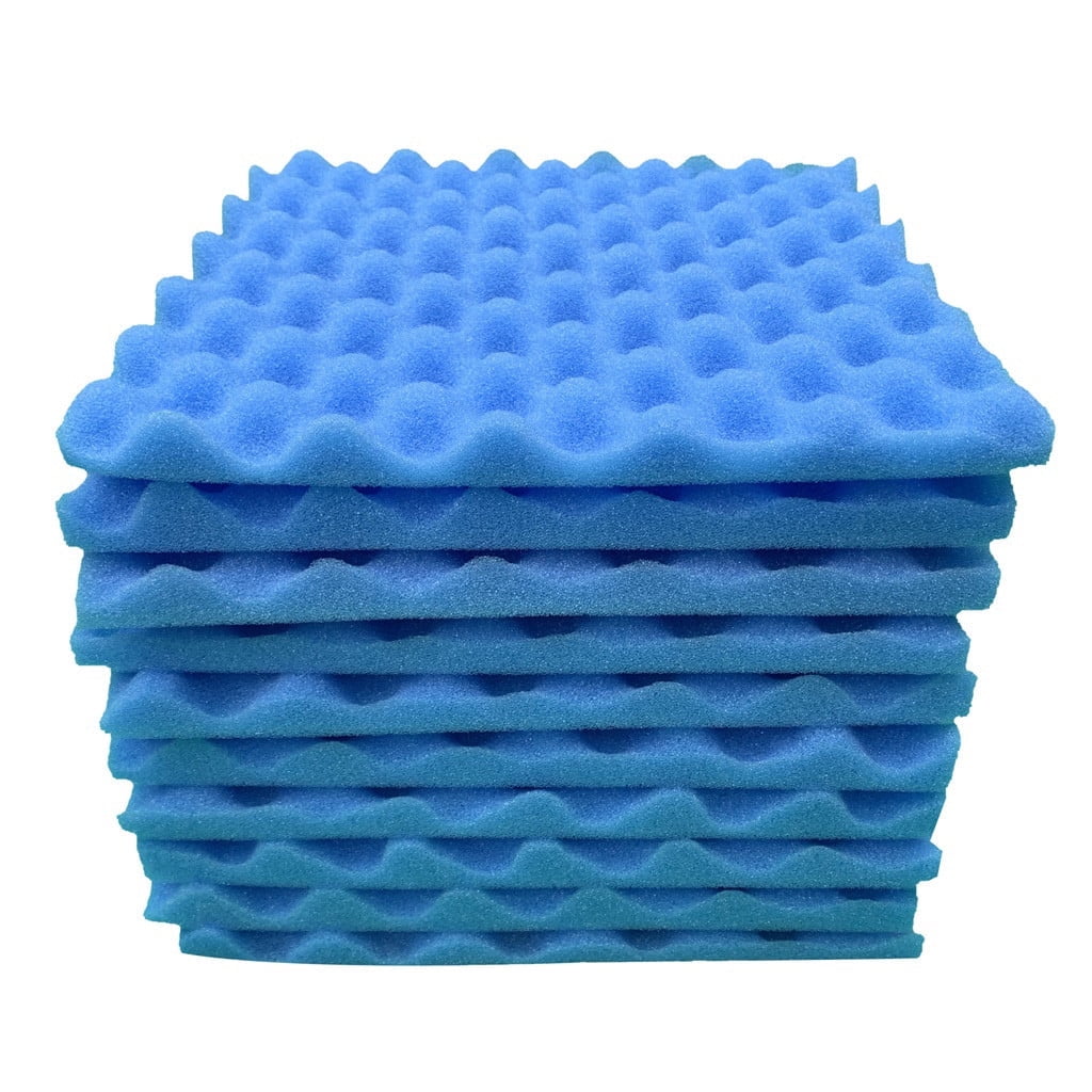 Self-adhesive Acoustic Foam Panels 10 Pcs Broadband Sound Absorbing ...