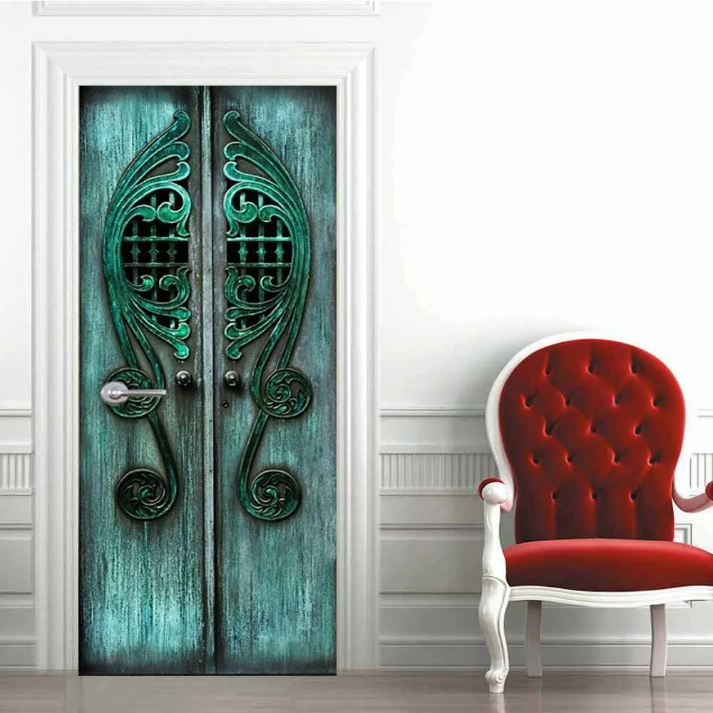 Self-adhesive Door Sticker Waterproof Wallpaper Love Sign DIY Door ...