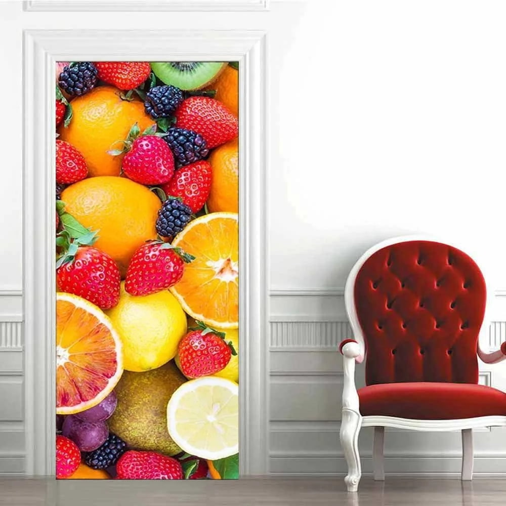 Self-adhesive Door Sticker Waterproof Wallpaper Love Sign DIY Door ...
