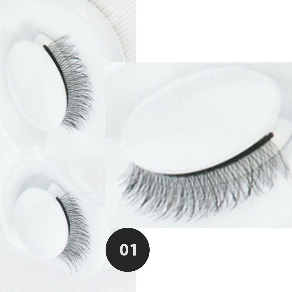 Self-adhesive Eyelash Extension Pre-glued Reusable Eye Lash Natural ...