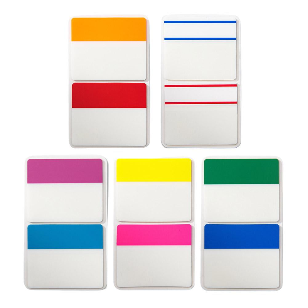 Self-adhesive Guideline Labels Writable Repositionable Colo Bookmar ...