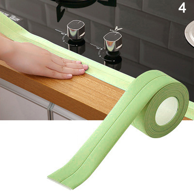 Self-adhesive Kitchen Ceramic Stickers Tape Pvc Wall Corner Line Sink ...