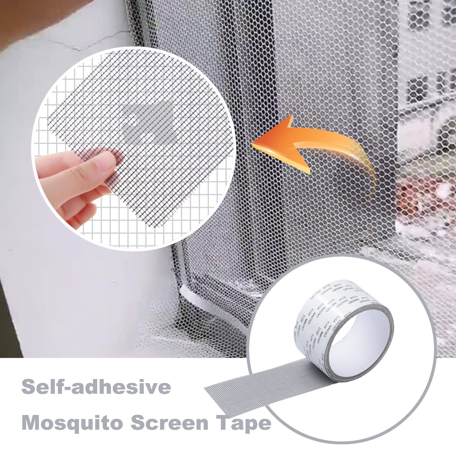 Self-adhesive Mosquito Screen Tape,DIY Mosquito Screen Net And Screen ...