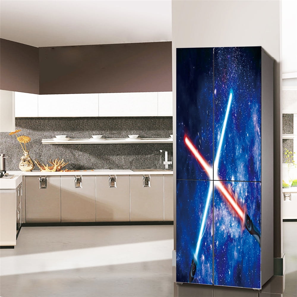 Self-adhesive Refrigerator Stickers Creative Wallpaper Custom Wall ...