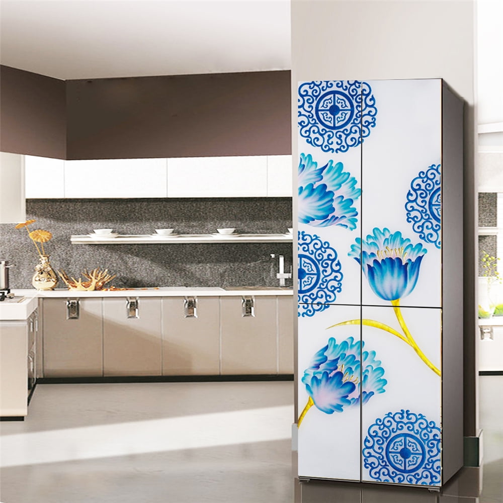 Self-adhesive Refrigerator Stickers Creative Wallpaper Custom Wall ...