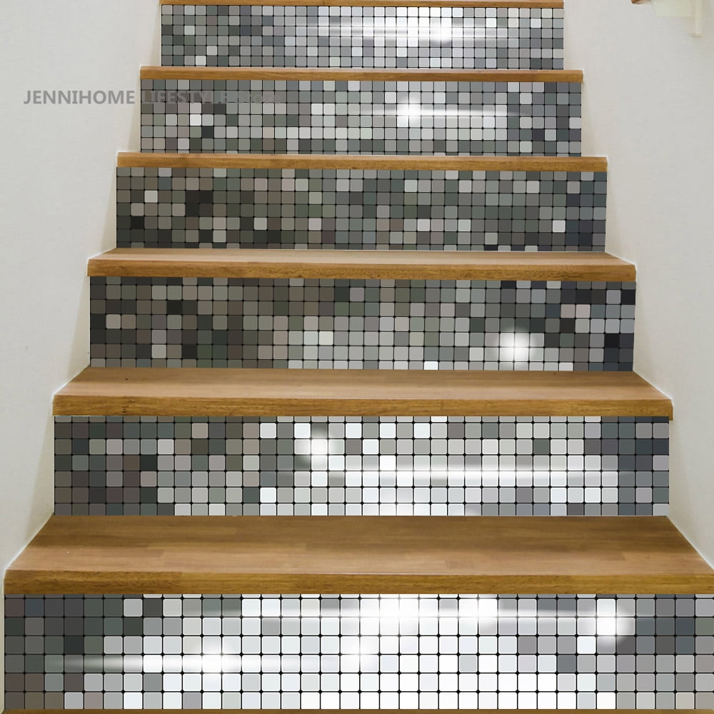 Self-adhesive Stair Sticker Vinyl Colorful Morocco Style Removable 3D ...