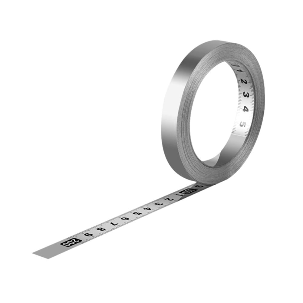 Self-adhesive Tape Measure Steel Ruler 1m Forward/Reverse/Middle Tape ...