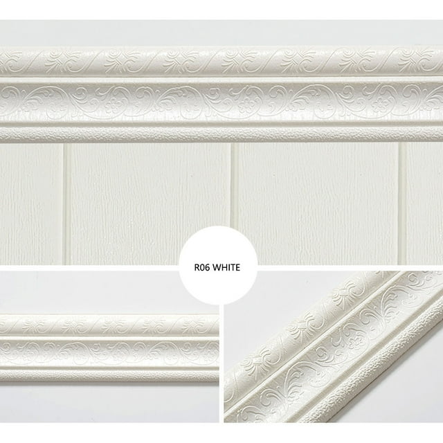 Self Adhesive Three Dimensional Wall Edging Strip Border Wall Decor