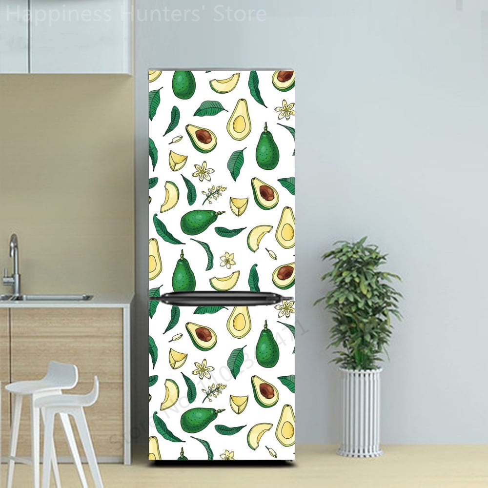 Self-adhesive Wallpaper On The Refrigerator Waterproof Removable Poster ...