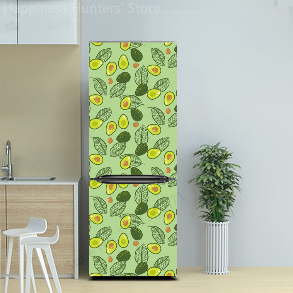 Self-adhesive Wallpaper On The Refrigerator Waterproof Removable Poster ...