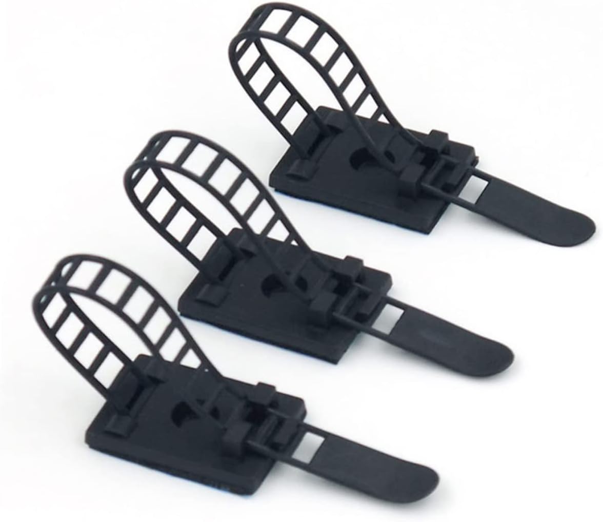Self-adhesive Wire Clips 50 Pcs Cord Organizer Wire Clamp Cable Clamp ...