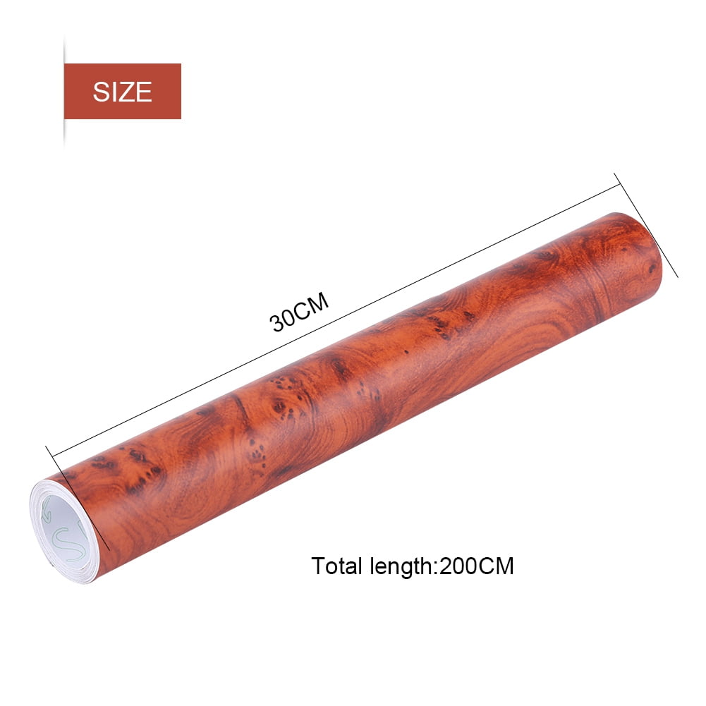 Self adhesive Wood Grain Textured Car Interior Film Panel Wrap Stickers ...