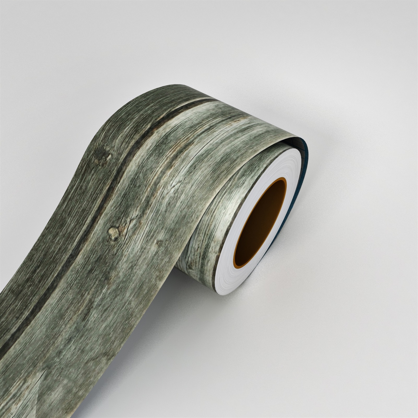 Self-adhesive Wood Grain Waist Line Wallpaper Waterproof PVC Wall ...