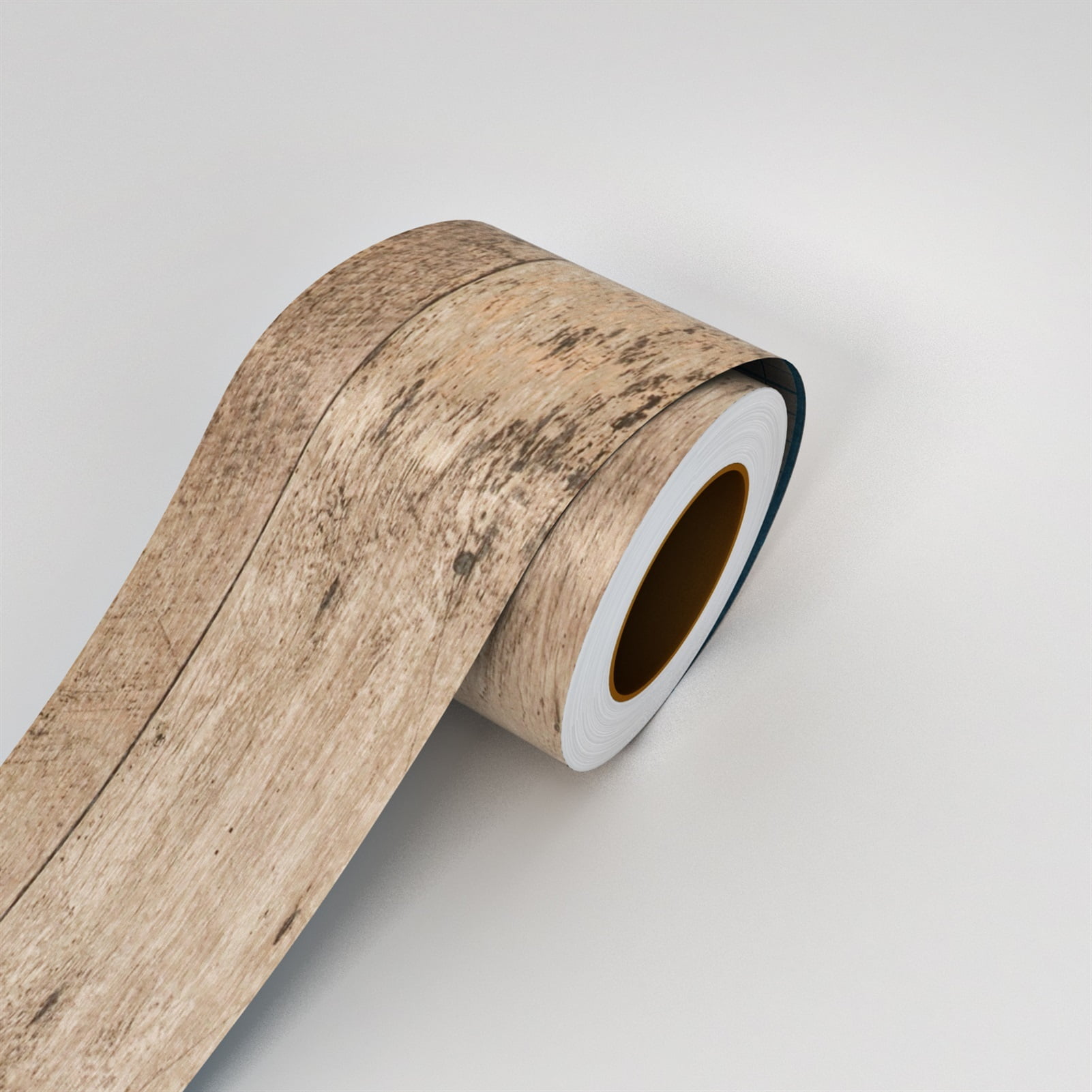 Self-adhesive Wood Grain Waist Line Wallpaper Waterproof PVC Wall ...