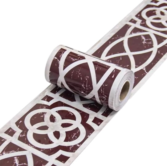 Self-adhesive wallpaper border, waterproof PVC skirting board ...