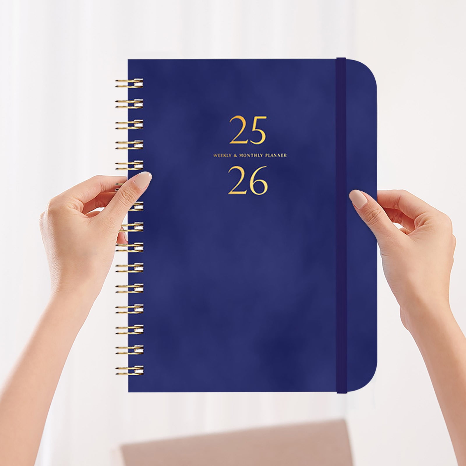 Self-discipline Planning Notebook, A5 Coil Binding, Leather Strap ...