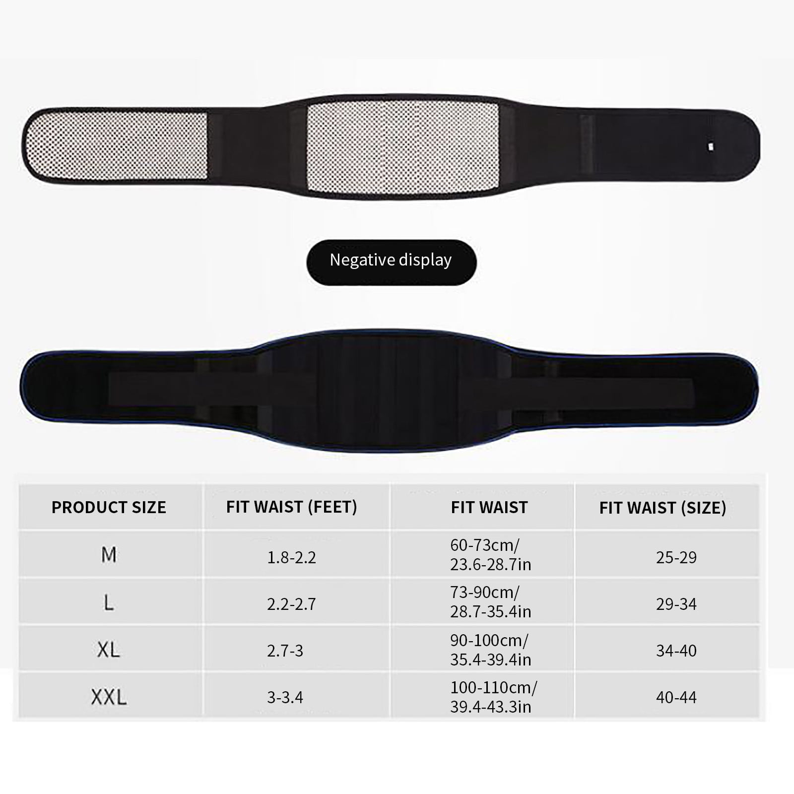 Self-heating Belt Protects The Waist With Steel Magnet Belt - Walmart.com