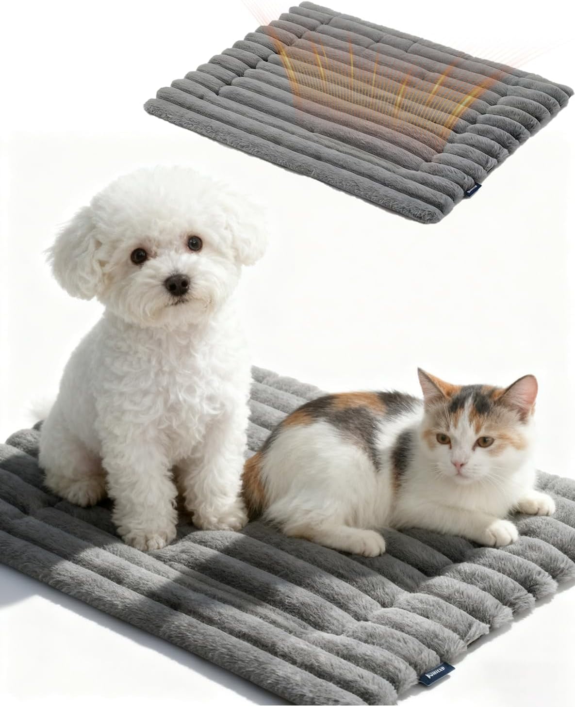 Self-heating pet mat for warmth without electricity, featuring ultra ...