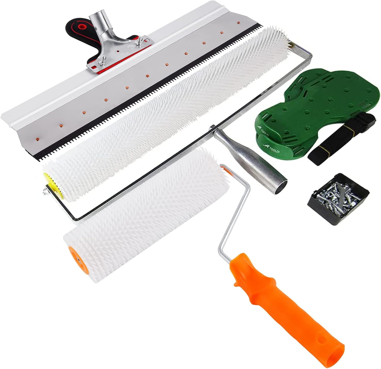 Self-levelling Cement Tool Kit Spike Roller Self-Levelling Concrete ...