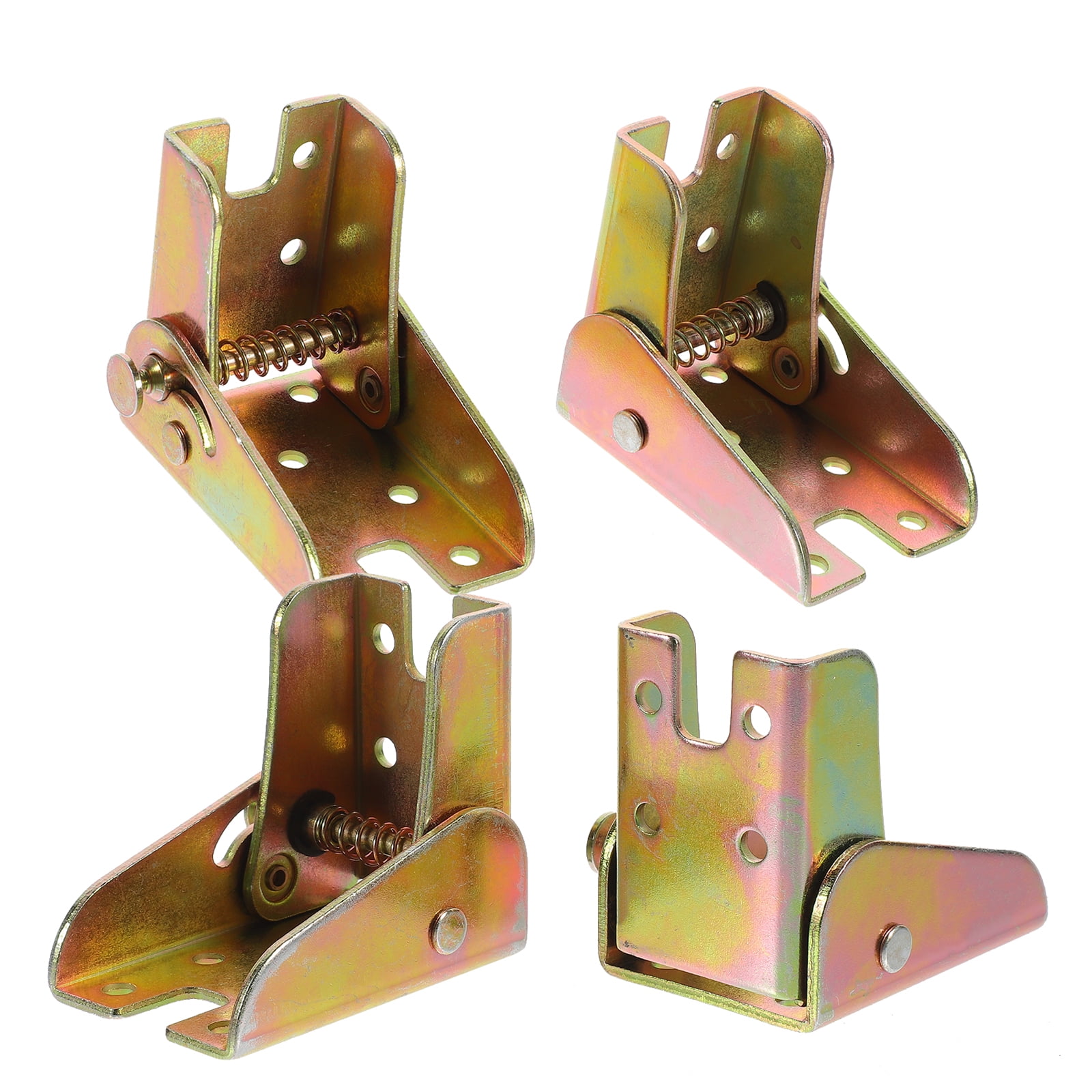 Self-locking Folding Hinge Foldable Hinges 90 Degree 4 Pcs Chair Iron ...