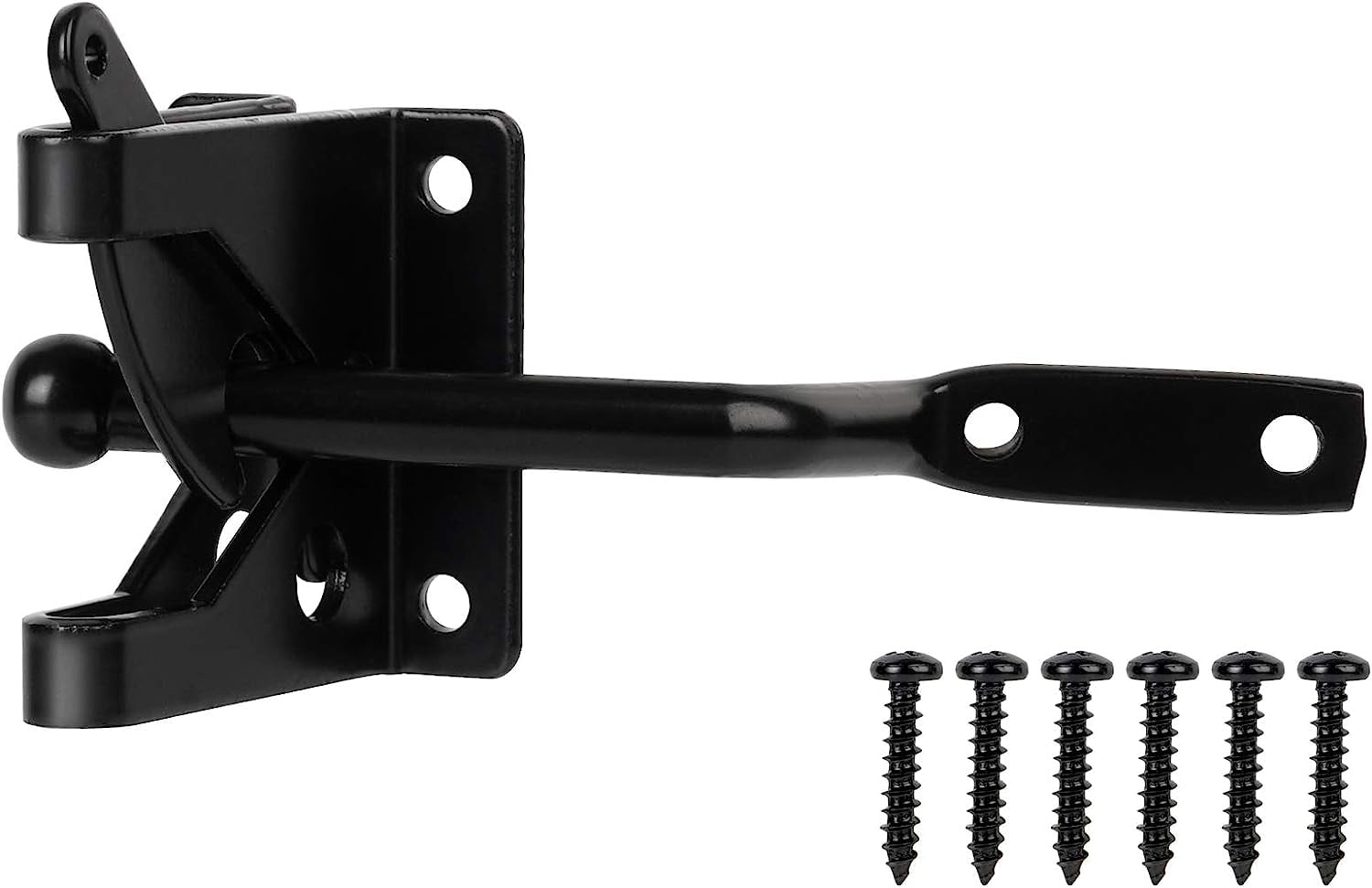 Self-locking Gate Latch,Automatic Gravity Lever Latch for Wooden Fence ...