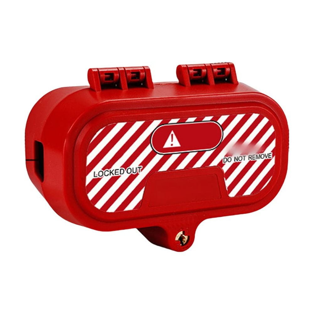 Self-locking cover with locking wire device for locking industrial ...