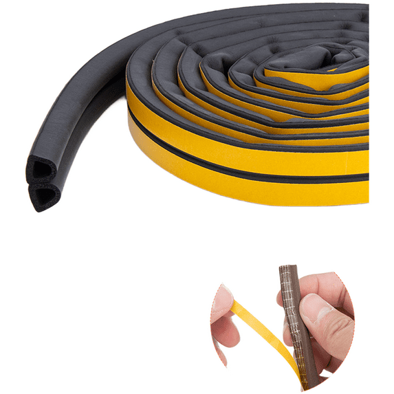 Self paste Weather Stripping Seal Strip for Doors FOR WINDOWS ...