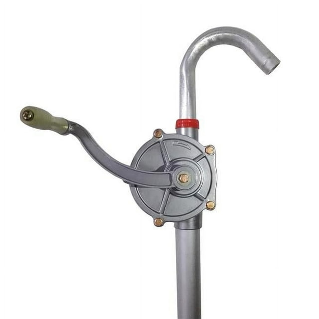 Self-priming Dispenser Fuel Hand Pump Hand Crank Aluminum Alloy Rotary ...