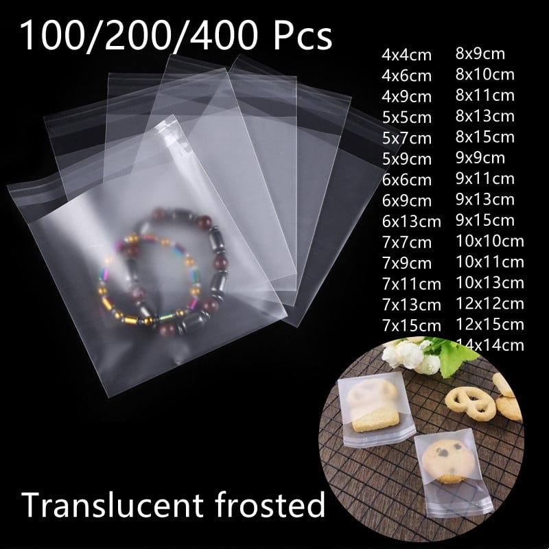 Self sealing translucent plastic bags, self adhesive packaging, frosted ...