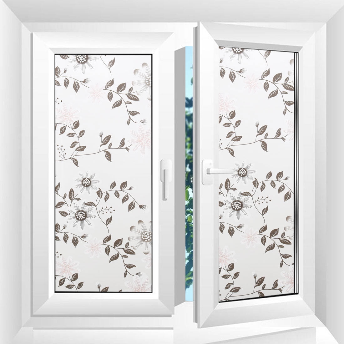 Self-sticky Window Film PVC Privacy Anti UV Glass Sticker 23.6 x 78.7 ...