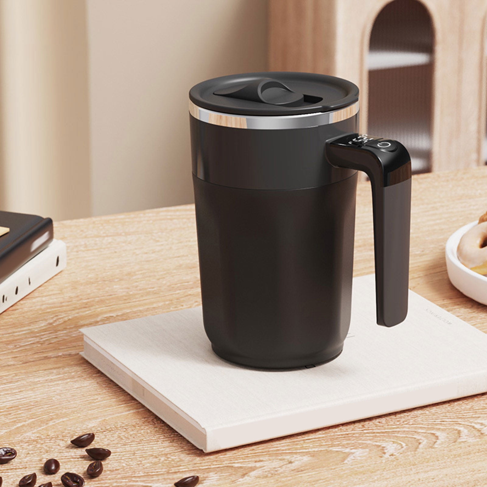 Self-stirring Coffee Mug Magnetic Stirring Cup Rechargeable Automatic ...