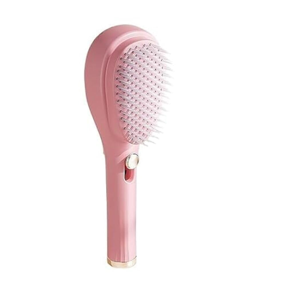 SelfCleaning AntiStatic Massage Comb2 In 1 Self Cleaning Hair ...