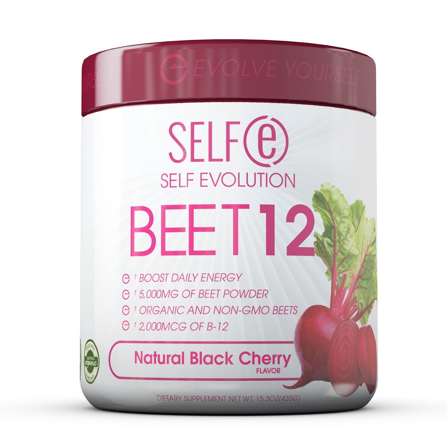 Selfe Beet 12 - Beetroot Powder Supplement Plus Vitamin B12 - Black ...