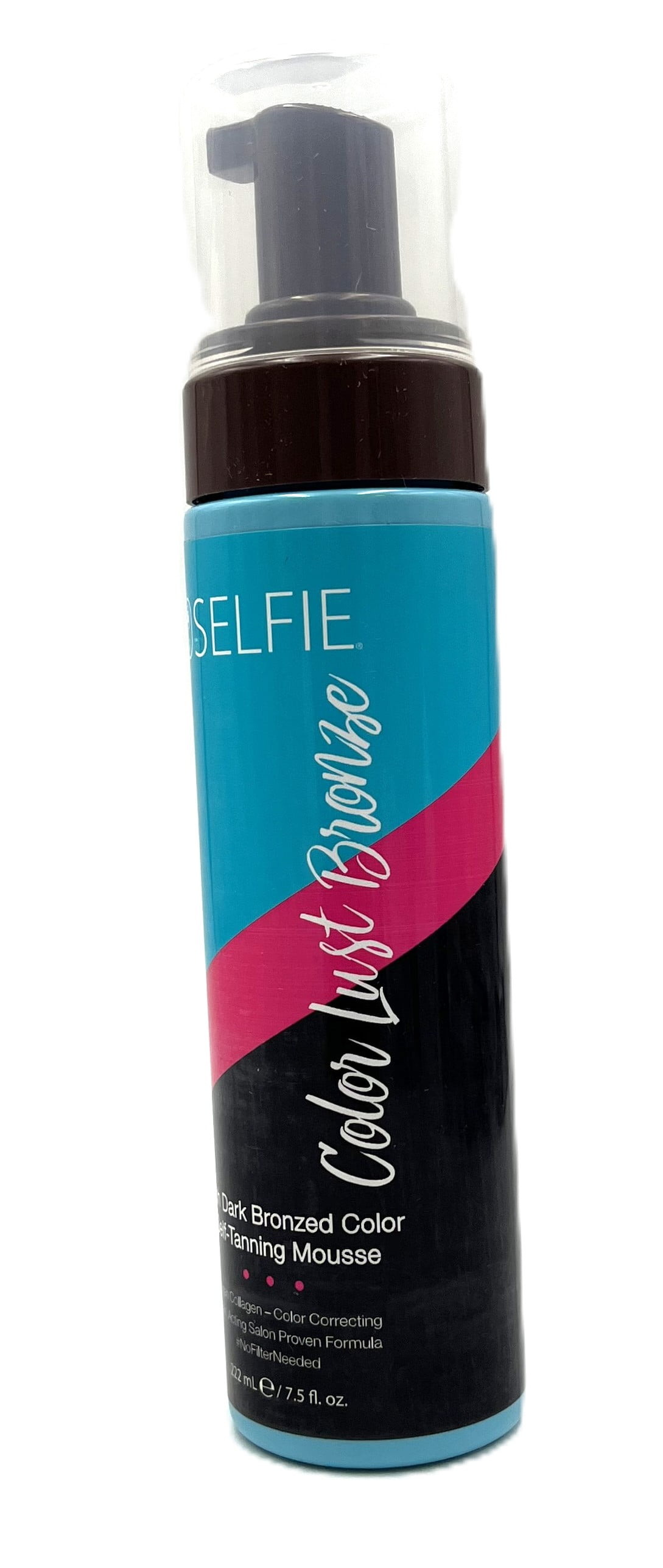 Selfie Color Lust Bronze Rich Dark Bronzed Color Self Tanning Mousse 7. ...