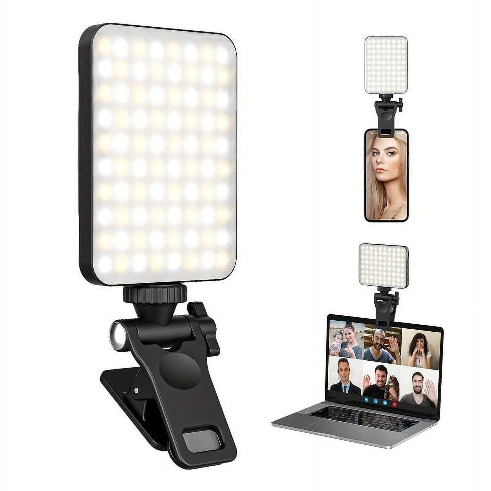 Selfie Light Portable Phone Fill Light Clip Rechargeable 2200mAh Clip ...