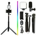Selfie Photography Video Handheld Vlog Stand Tripod Stabilizer Kit LED ...