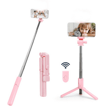 Portable Long Stand Selfie Stick Tripod, Aluminum Alloy, Extendable for ...