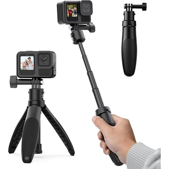 Selfie Stick Tripod, Quick Release Portable Vlog Camera Selfie Stick ...