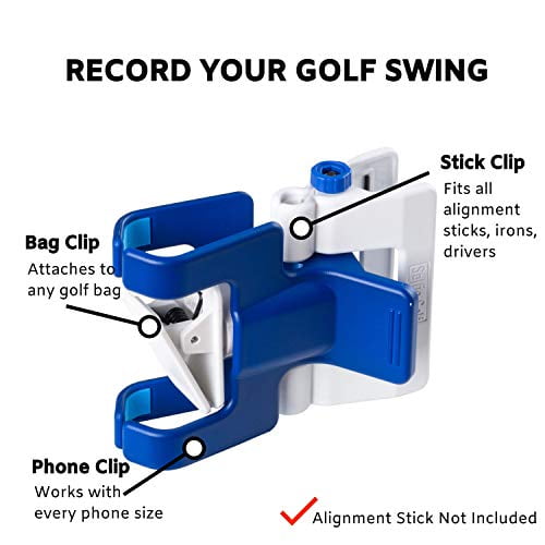 SelfieGOLF Record Golf Swing - Cell Phone Holder Golf Analyzer ...