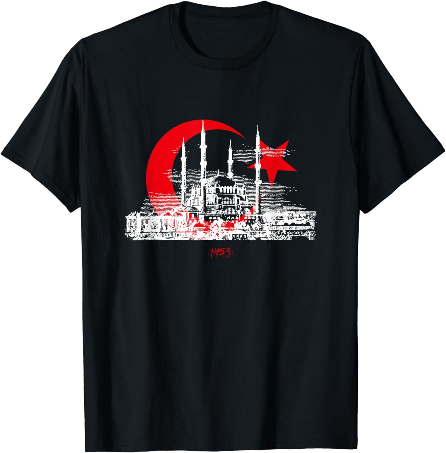 Selimiye Camii Mosque Islam Turkish Flag Mosque T-Shirt - Walmart.com