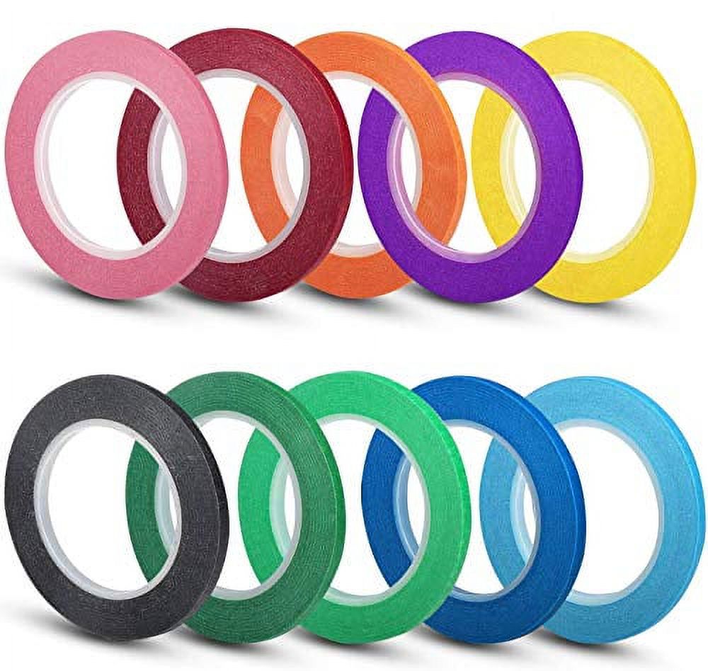 Selizo 10 Rolls 1/8â€ Whiteboard Pinstripe Tape Dry Erase Board Tape ...