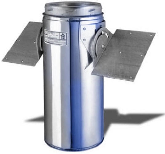 Selkirk 206420 6" 6T-RSP Wood Stove Chimney Pipe Roof Support Package ...