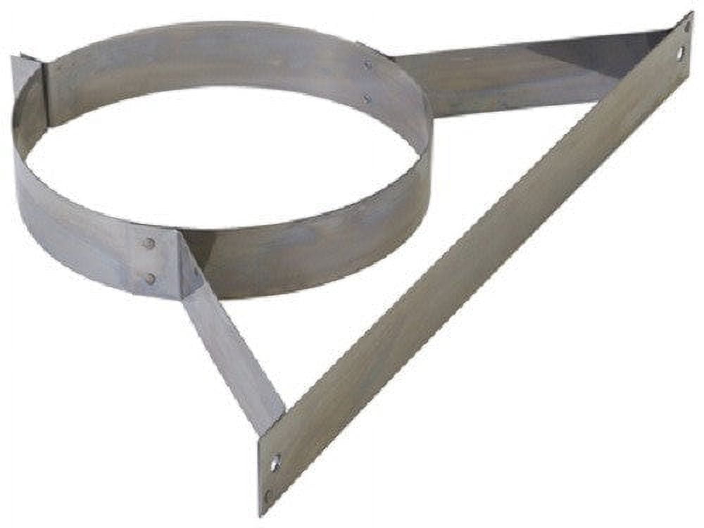 Selkirk 208520 8T-WB 8" Steel Chimney Pipe Wall Band Support Bracket ...